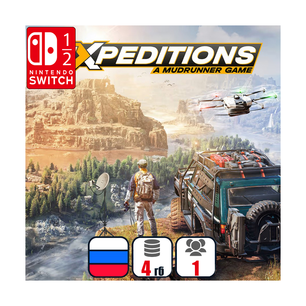 Купить expeditions: a mudrunner game | nintendo switch Nintendo